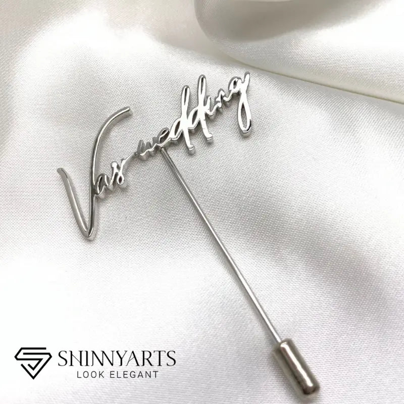 PERSONALIZED SIGNATURE STYLE LAPEL PIN – ShinnyArts