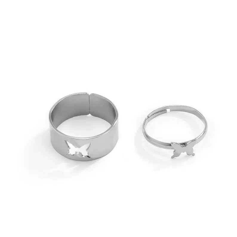 BUTTERFLY COUPLE RINGS – ShinnyArts