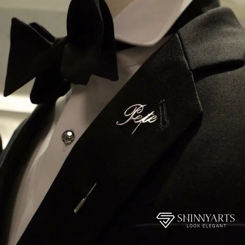 PERSONALIZED SIGNATURE STYLE LAPEL PIN – ShinnyArts